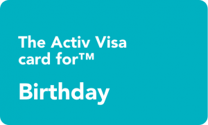 Birthday - Activ Visa Cards