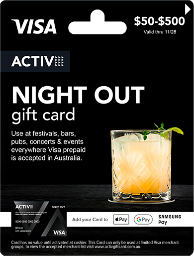 Night Out - Activ Visa Cards